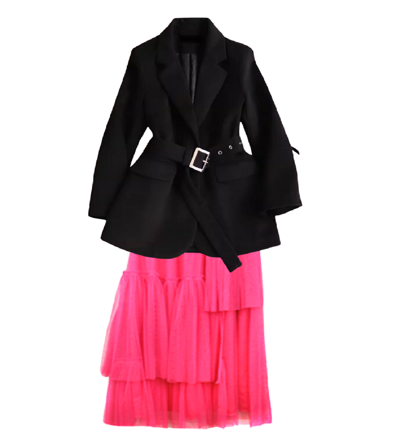 Beauty Inside Kang Sa ra (Lee Da Hee) Inspired Top and Skirt Set 001 ...