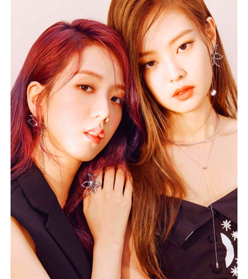 Blackpink Jennie Jisoo Inspired High Cut Magazine Earrings Free ...