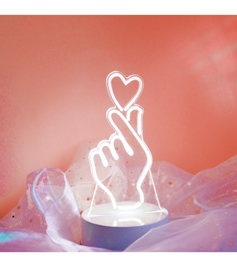 Interchangeable Light Heart Finger Lamp Free Shipping Worldwide Free ...