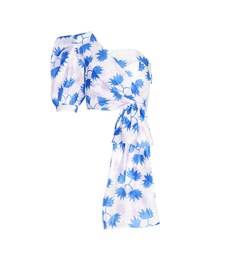 Summer Ruffled Toga Sleeve Top Free Shipping Worldwide Free shipping ...